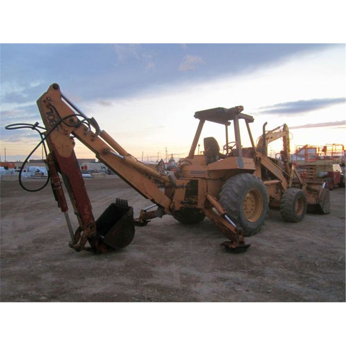1990 Case 680L Loader Backhoe