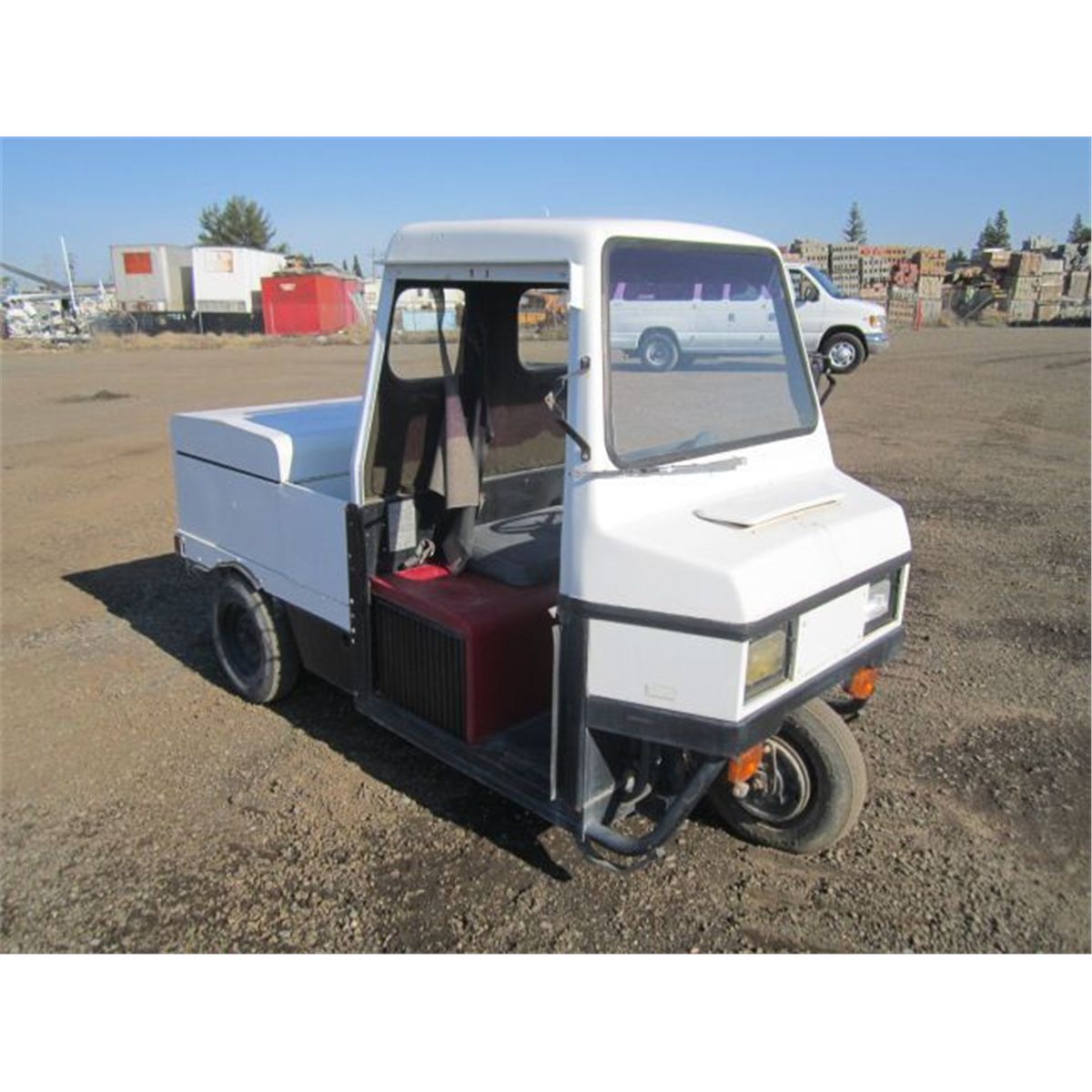 1992 Cushman 3-Wheeled Police Cruiser Security Cart