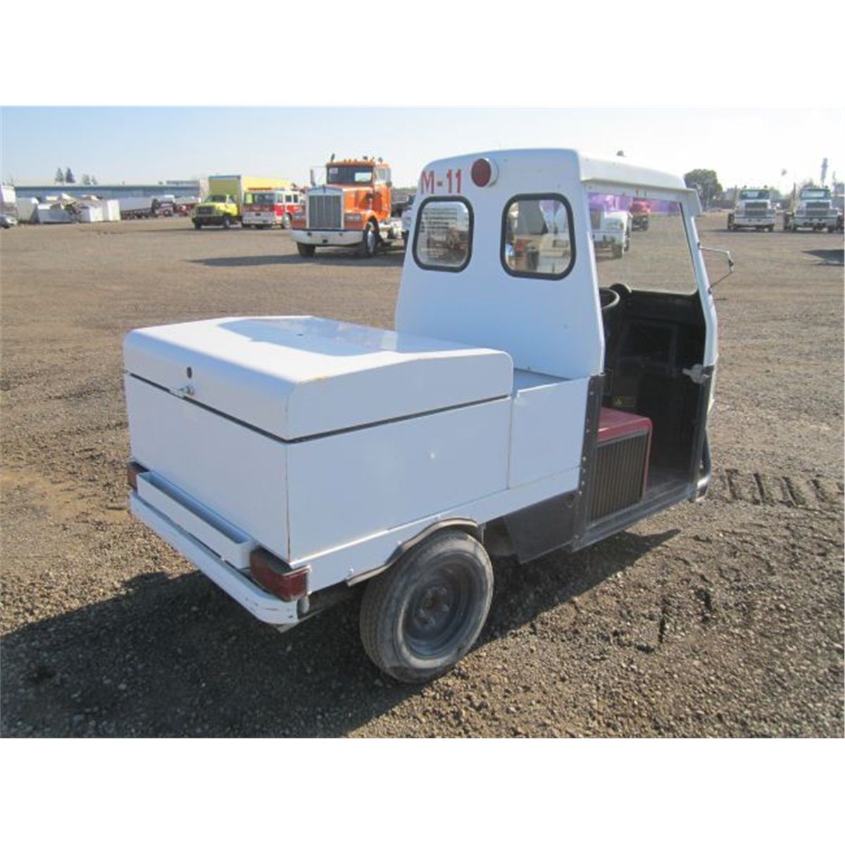 1992 Cushman 3-Wheeled Police Cruiser Security Cart