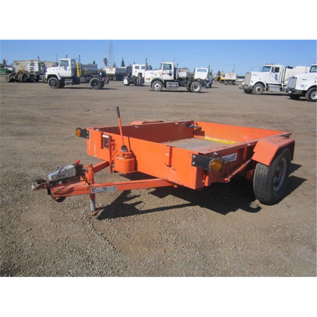 Magline S/A Tilt Bed Equipment Trailer