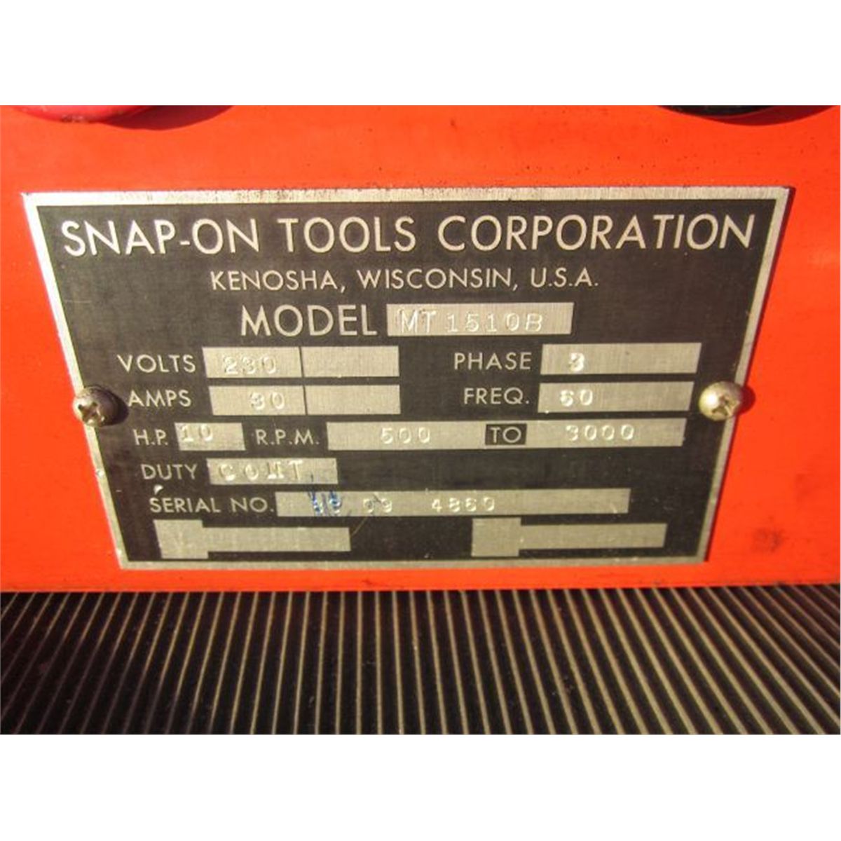 Snap-On Generator Test Bench