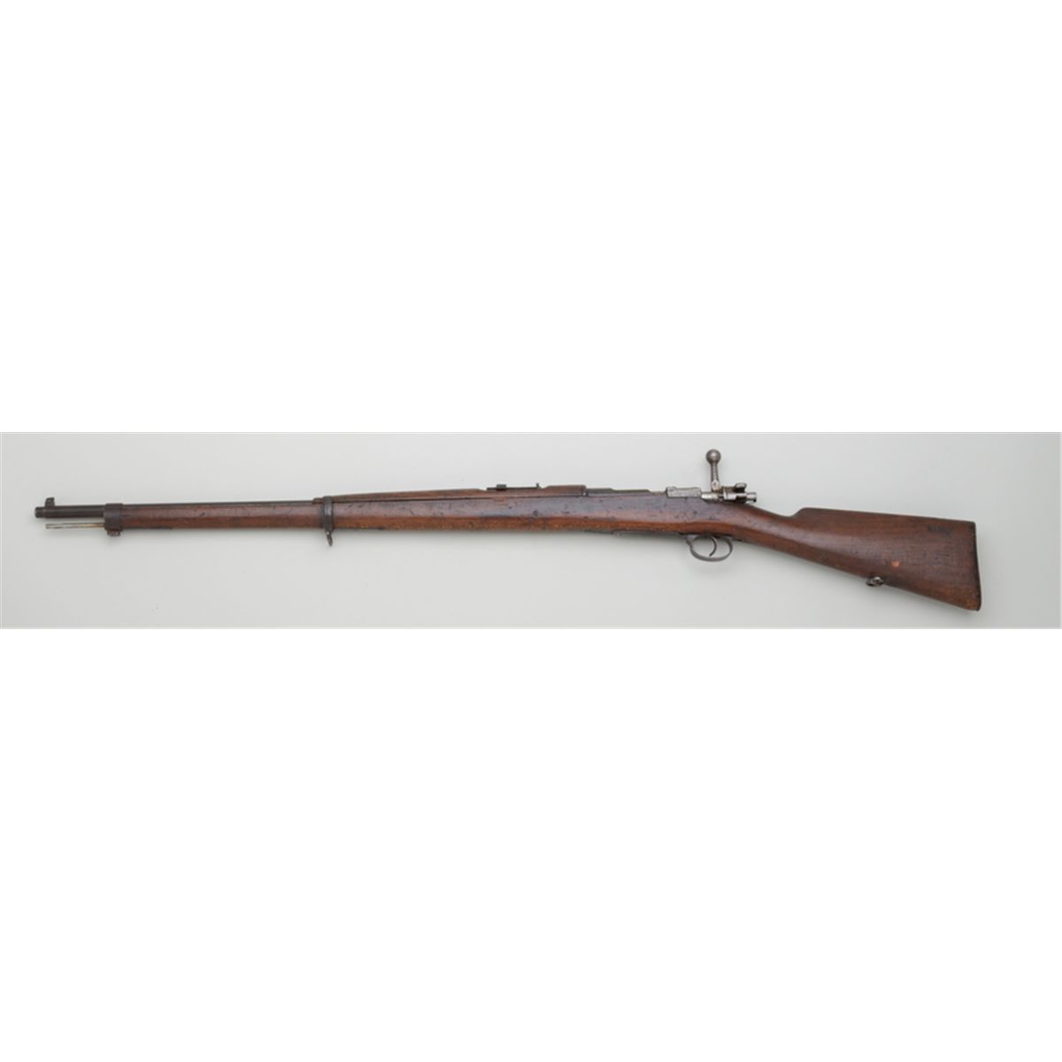 Mexican Mauser bolt-action military rifle, 7mm cal., 29-1/2” barrel ...