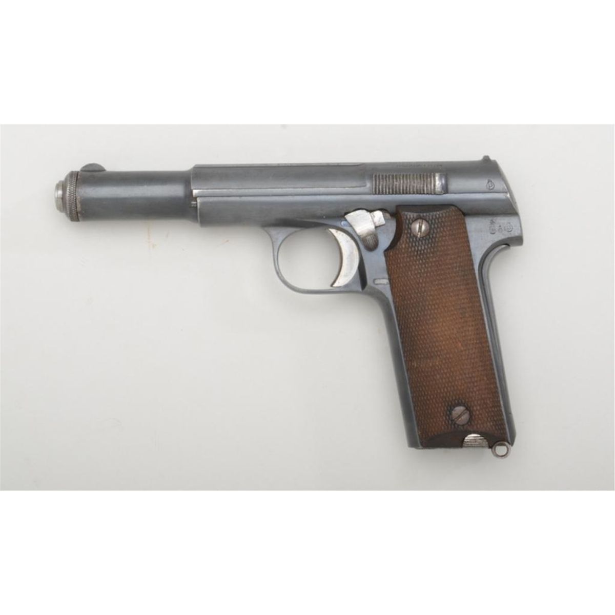 Astra Model 600/43 semi-auto pistol, 9mm cal., 5” barrel, blue finish ...