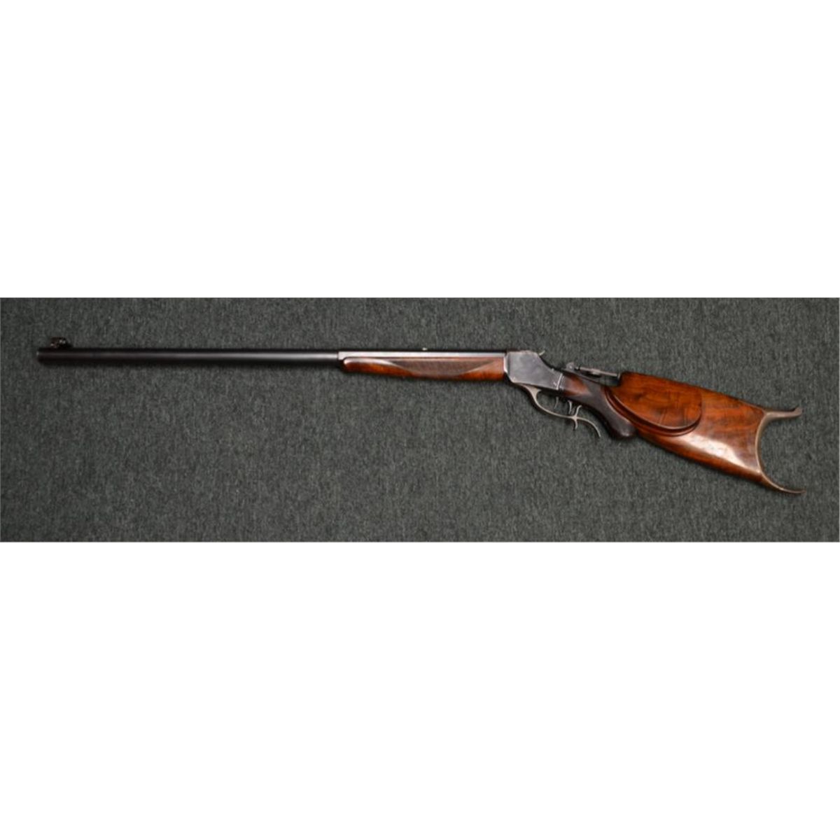 Winchester Model 1885 High Wall Schuetzen single shot rifle, .32-40 cal ...