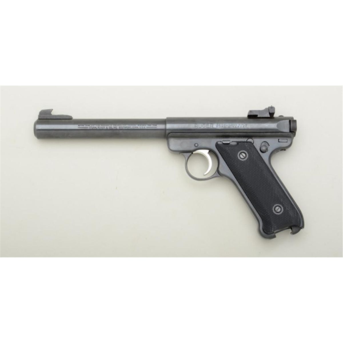 Ruger Mark II Government Target semi-auto pistol, .22LR cal., 7” round ...