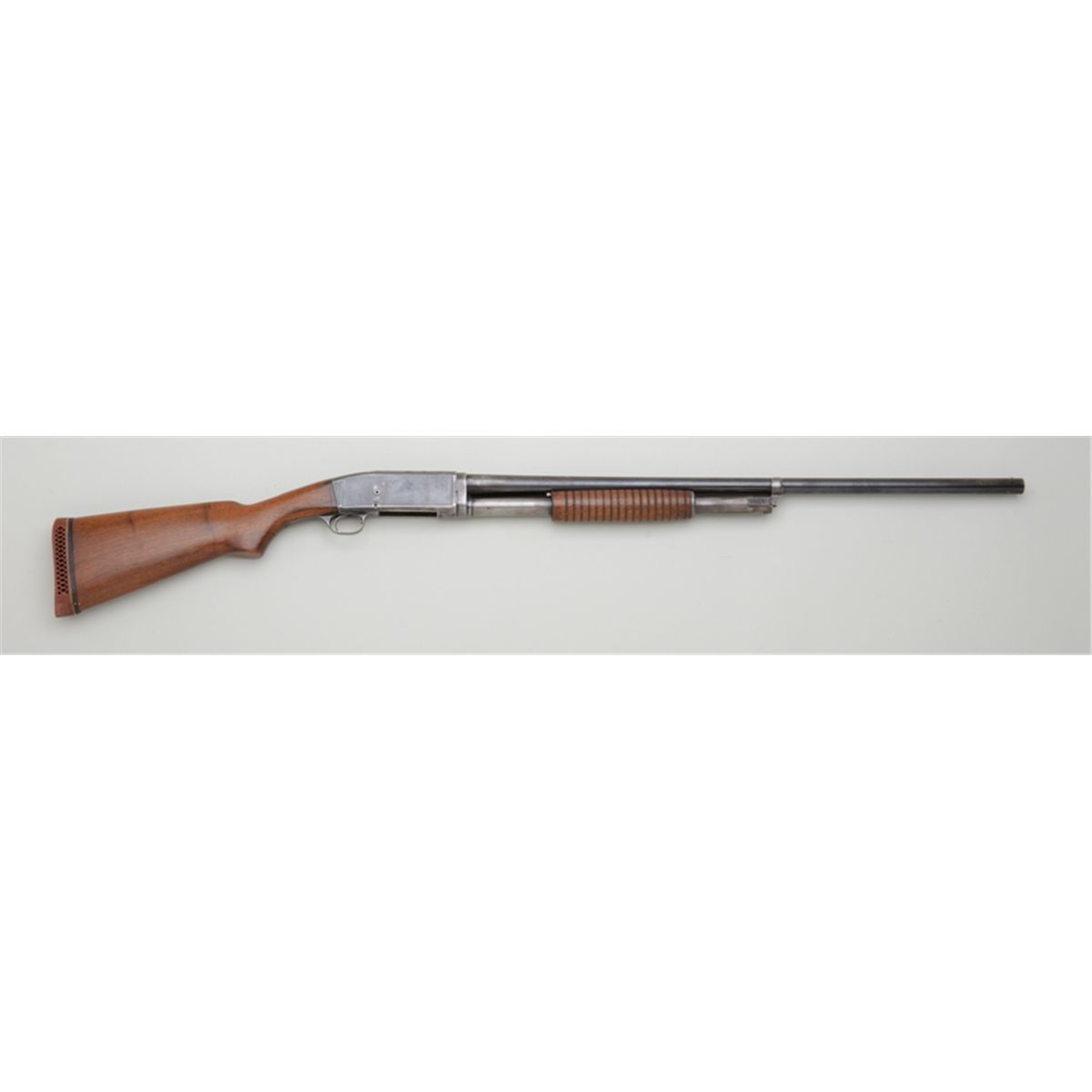 Remington Model 10-A pump shotgun, 12 gauge, 30” barrel, blue finish ...
