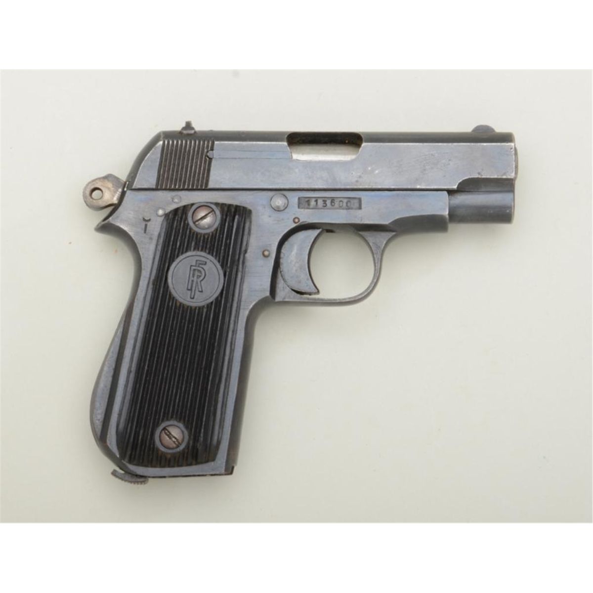 French “Unique” semi-auto pistol, 7.65mm cal., 3” barrel, blue finish ...