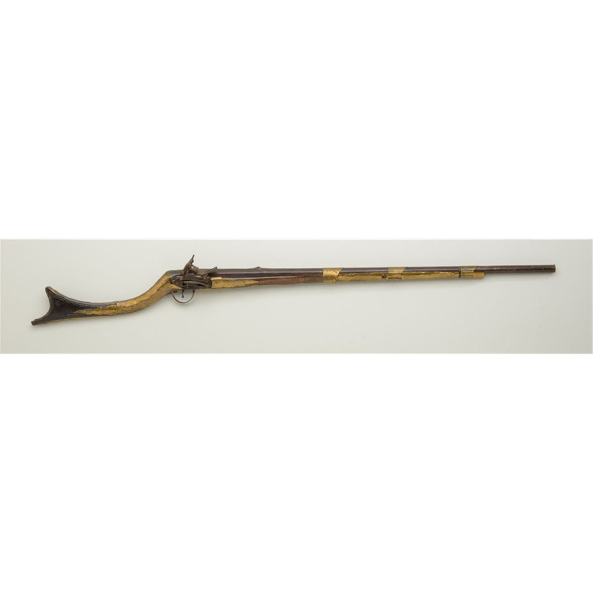 Mid-eastern migulet “rat tail” musket, .60 cal., 33” barrel, ornamented ...