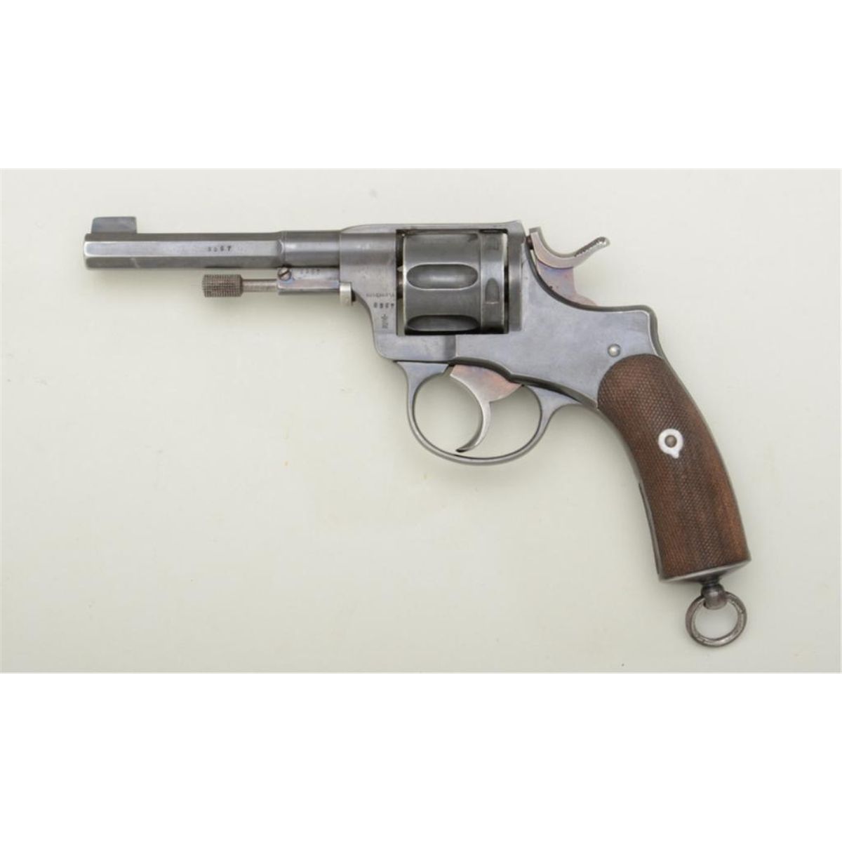 Swedish Husqvarna Model 1887 DA military revolver, 7.5mm cal., 4-1/2 ...