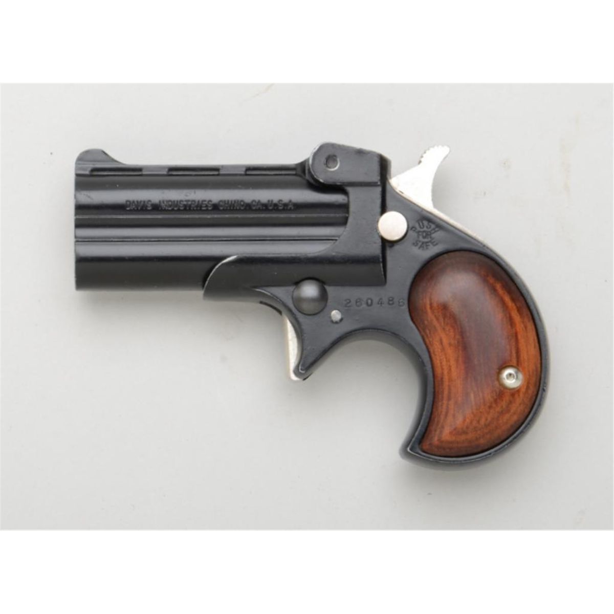 Davis Industries O/U derringer, Model D-32, 2-1/2” barrel, black finish ...
