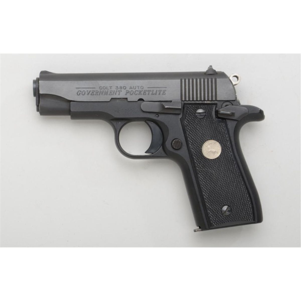 Colt Government Pocketlite semi-auto pistol, .380 cal., 3-1/2” barrel ...