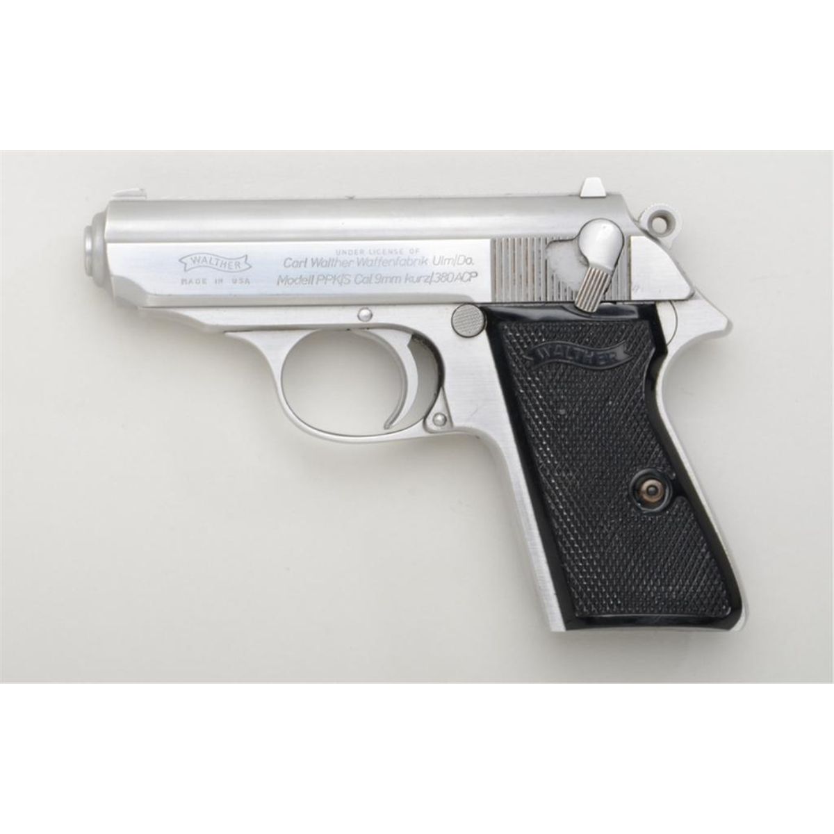 Walther PPK/S by Interarms, #S092269, .380 ACP, 3-3/8" barrel ...