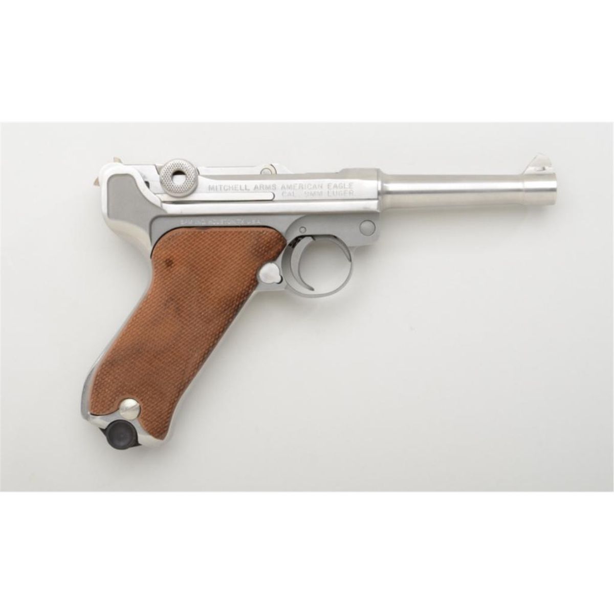 Mitchell Arms American Eagle Luger semi-auto pistol, 9mm Luger cal., 4 ...