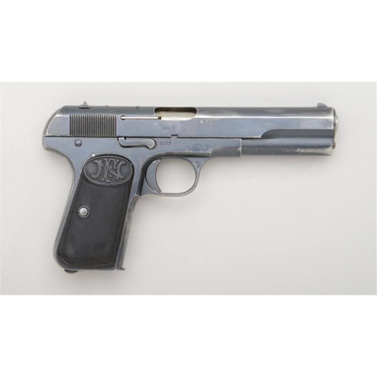 FN Model 1903 semi-auto pistol, .380 long cal., 5” barrel, blue finish ...