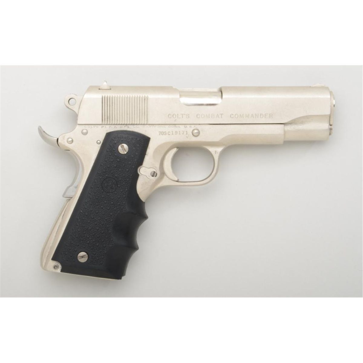 Colt Combat Commander semi-auto pistol, .45 cal., 4-1/4” barrel, satin ...