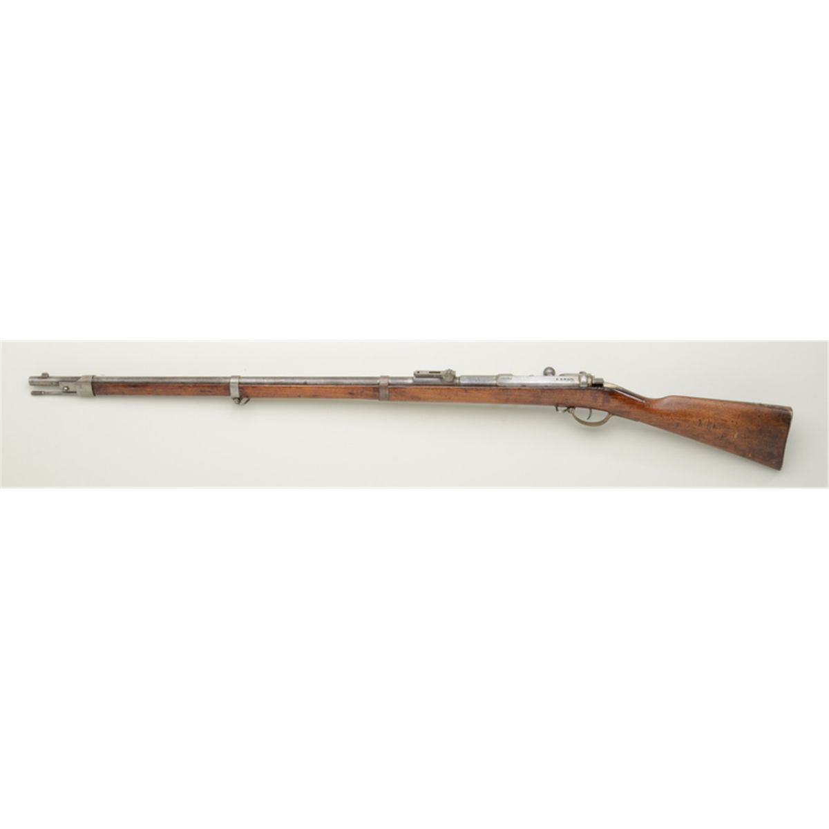 German Mauser Model 71 bolt-action military rifle, 11mm cal., 33-1/2 ...