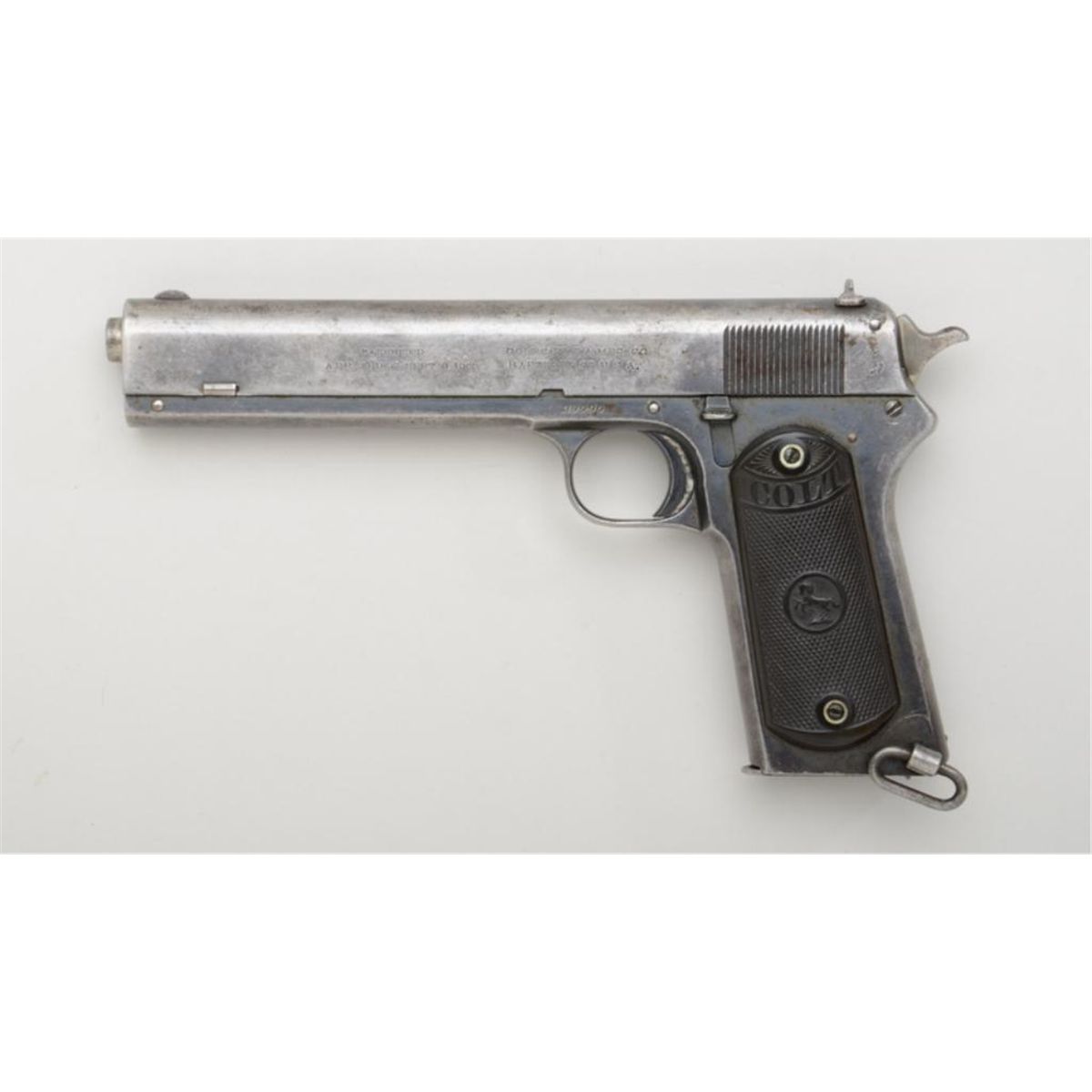Colt Model 1902 Military semi-auto pistol, .38 Rimless cal., 6” barrel ...