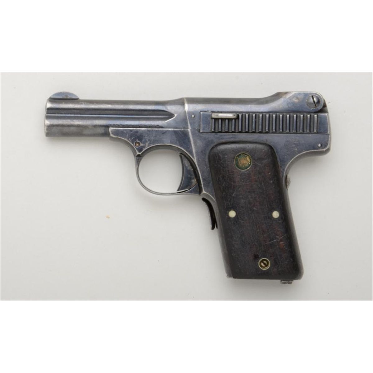 Smith & Wesson .35 caliber semi-auto pistol, 3-1/2” barrel, blue finish ...