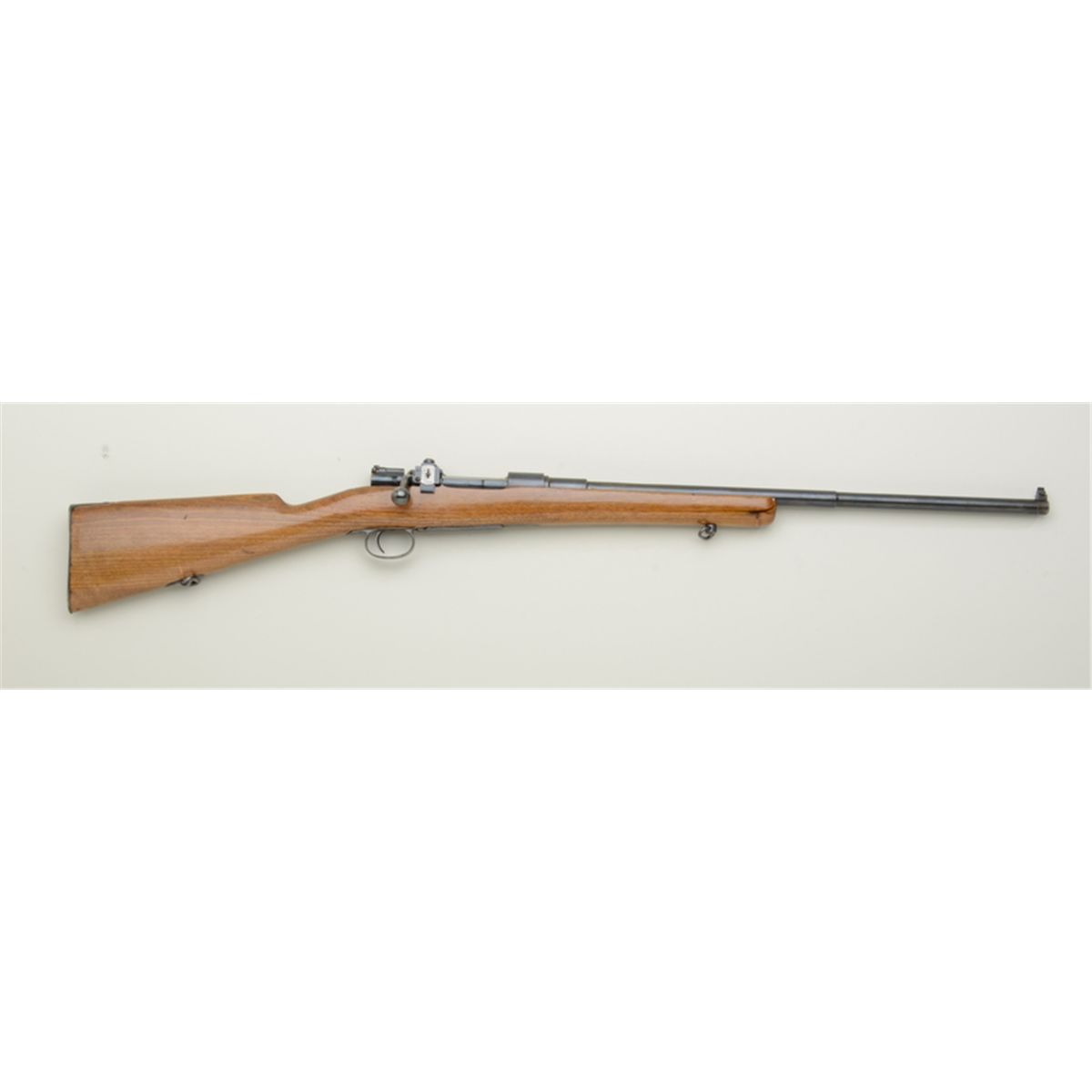 Spanish Mauser-style bolt-action rifle, 7mm cal., 23” barrel, blue ...