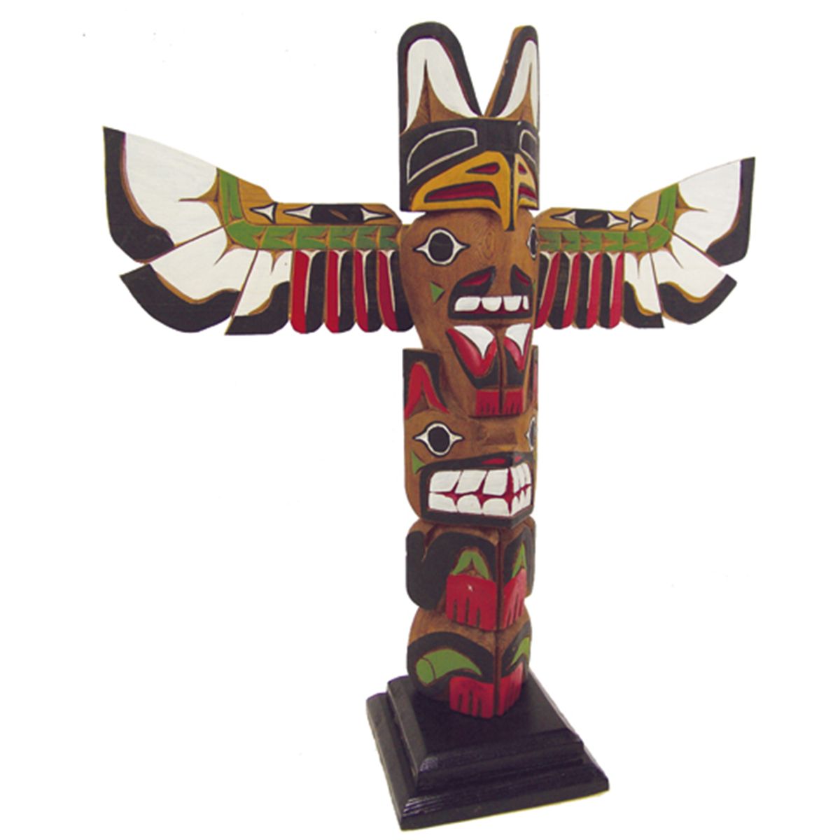 Northwest Coast Model Totem Pole - Louis Moran