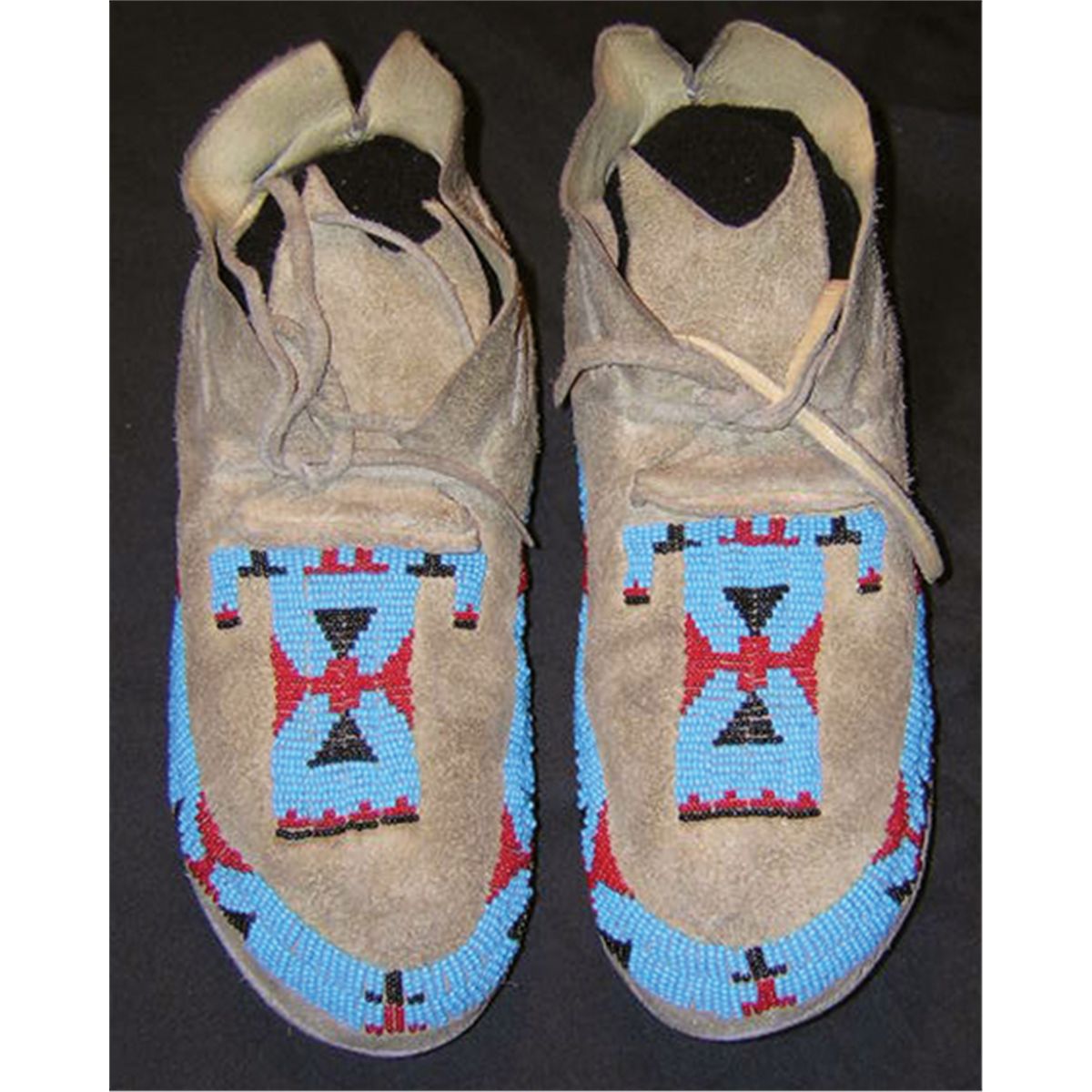 Ute Beaded Moccasins