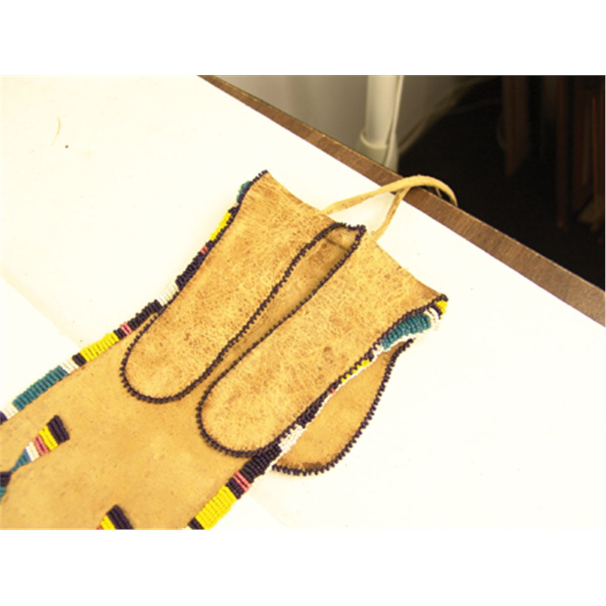 Crow Beaded Pipe Bag