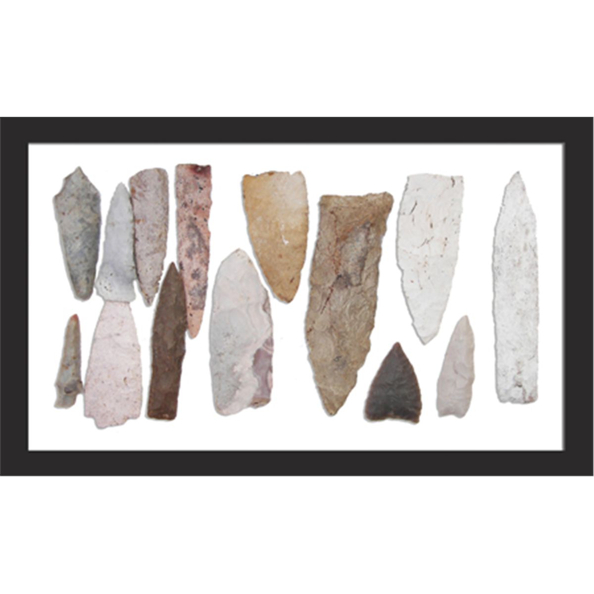 Framed Arrowhead Collection
