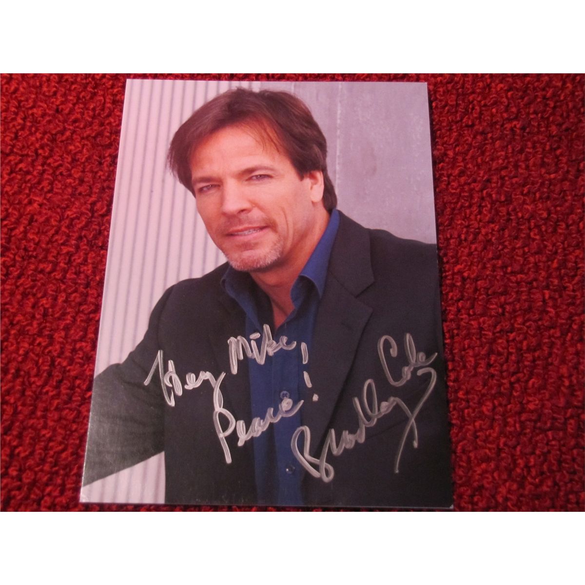 Actor Bradley Cole "General Hospital" Autograph
