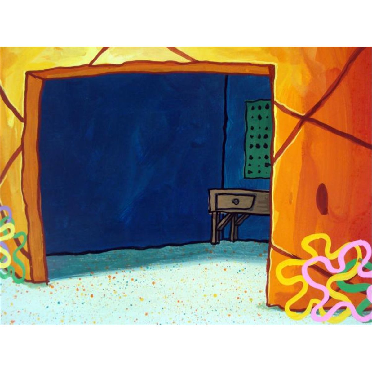 Spongebob Original Production Background No Front Door