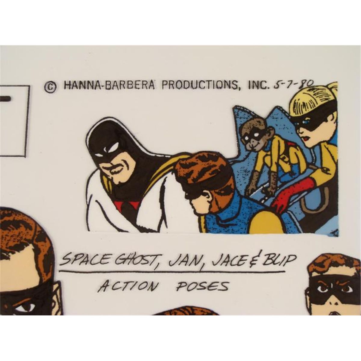 Space Ghost Jan Jace Blip Orig Pose Model Cel Animation