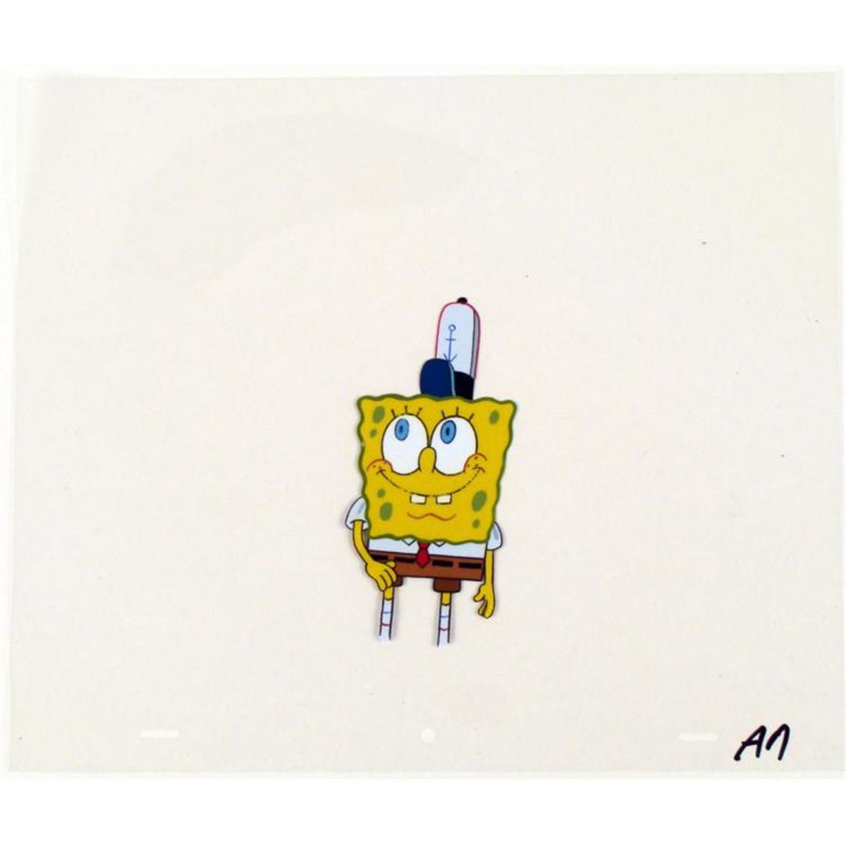 Original Happy Sponge Animation SpongeBob Art Cel