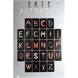 Erte, Alphabet Suite, Poster