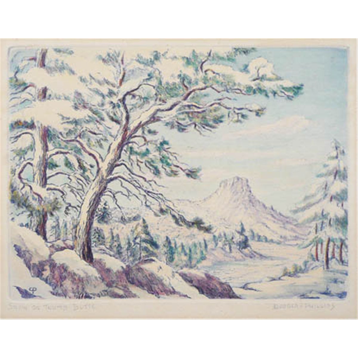 Claire Dooner Phillips Color Etching