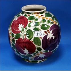 A Wade harvest ware, floral vase.