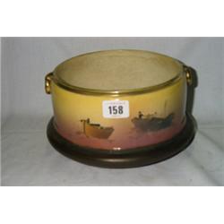 7" BRETBY GLAZED POTTERY BOWL NO 1850.