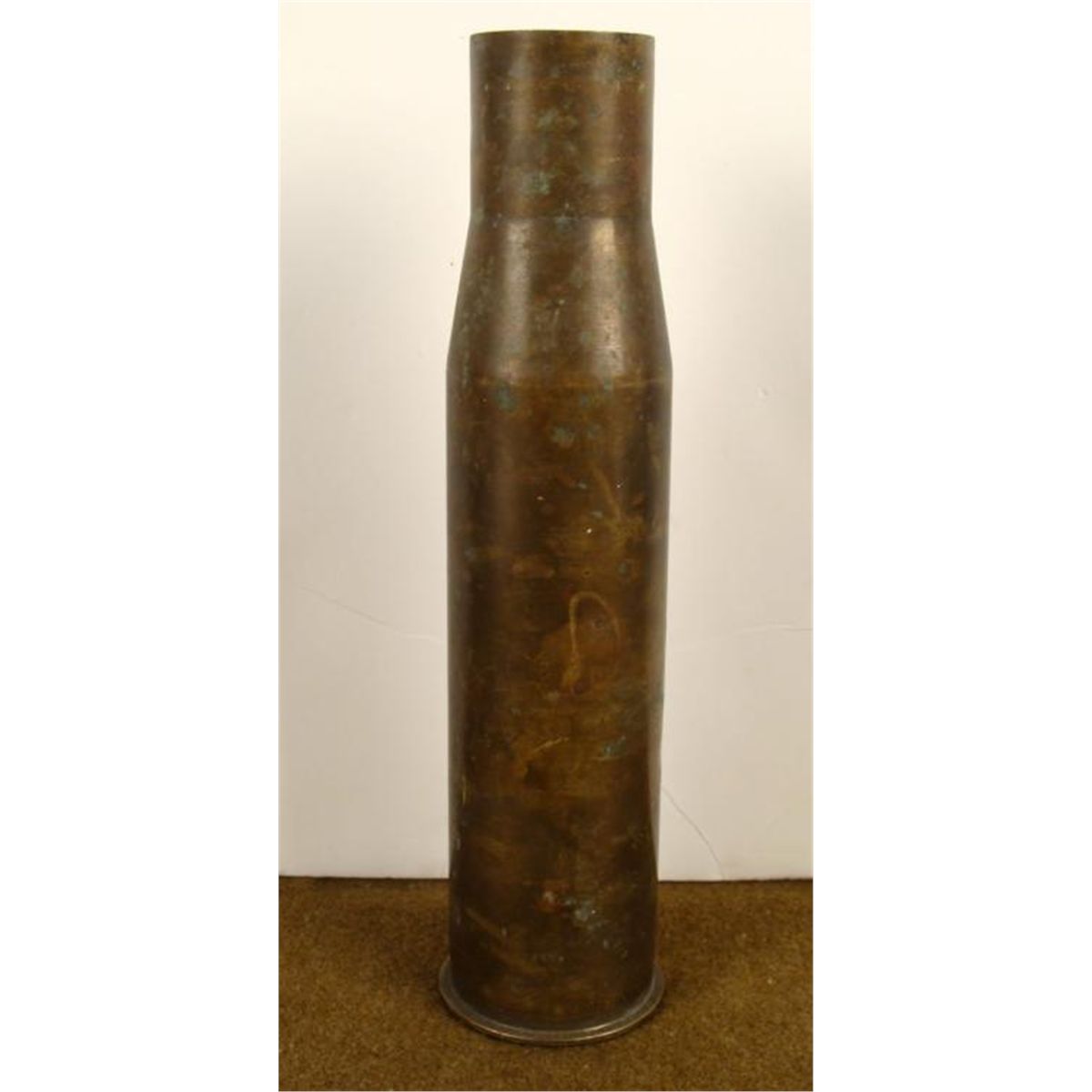 WWII U.S. MILITARY 37MM-M16 BRASS SHELL "SER" 1942