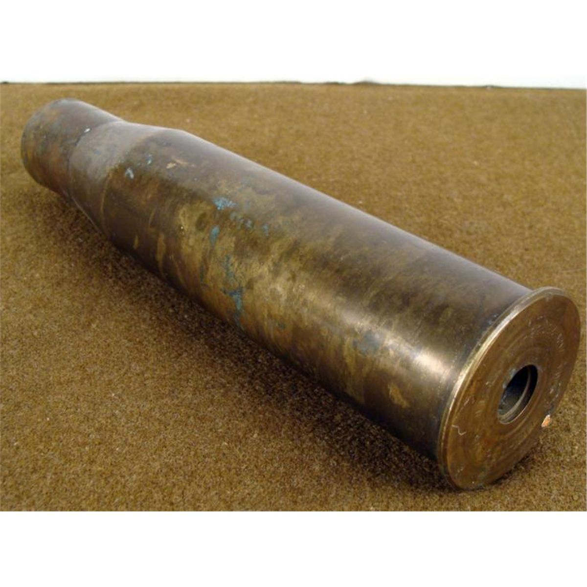 WWII U.S. MILITARY 37MM-M16 BRASS SHELL "SER" 1942
