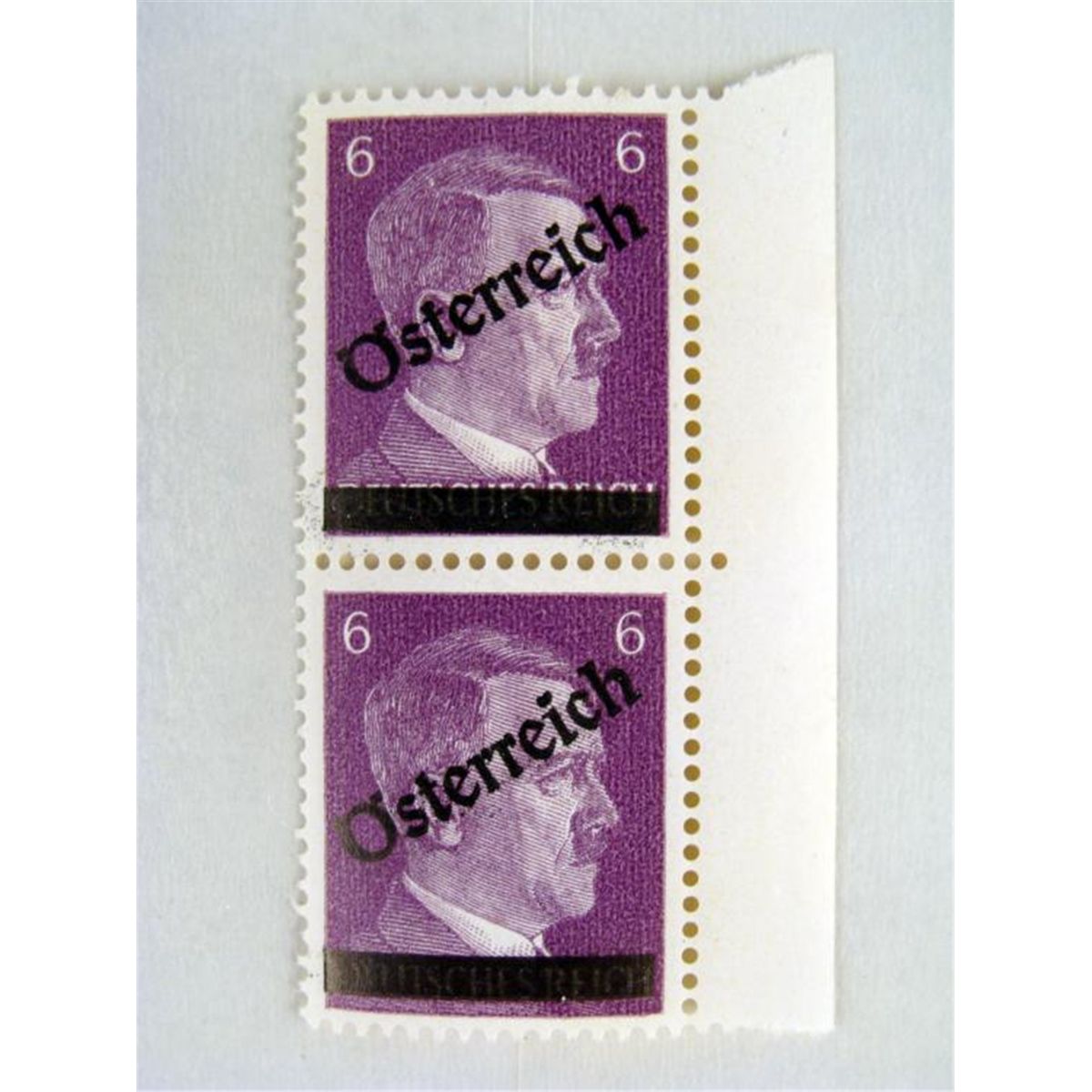 8 ORIGINAL WWII NAZI HITLER POSTAGE STAMPS