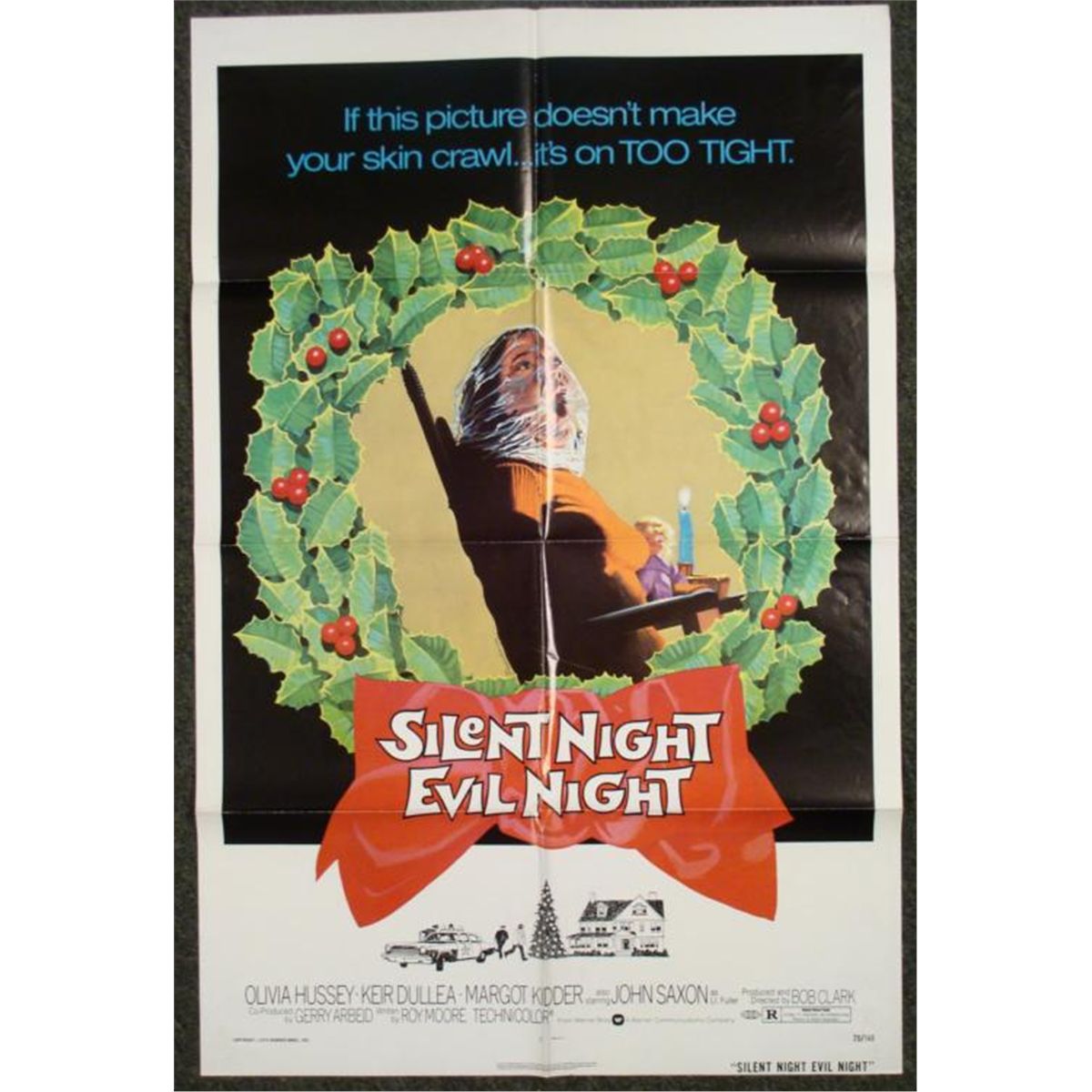 Silent Night Evil Night Original 1S Horror Movie Poster