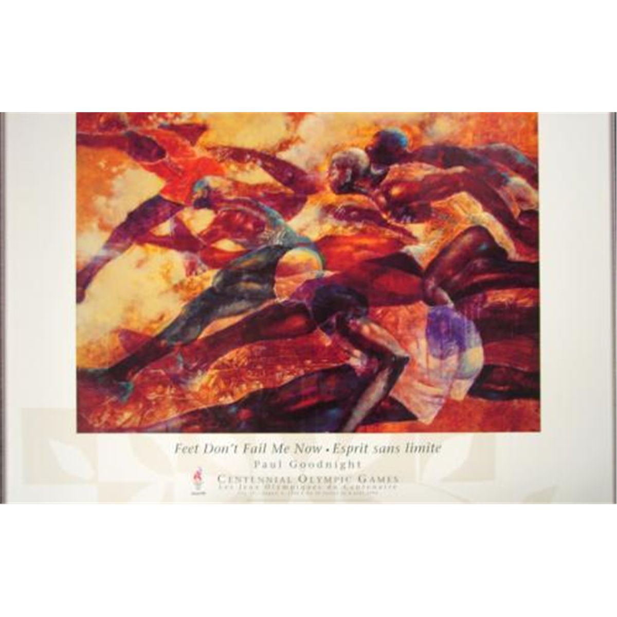 Paul Goodnight FEET DON'T FAIL ME 1996 Olympics Poster