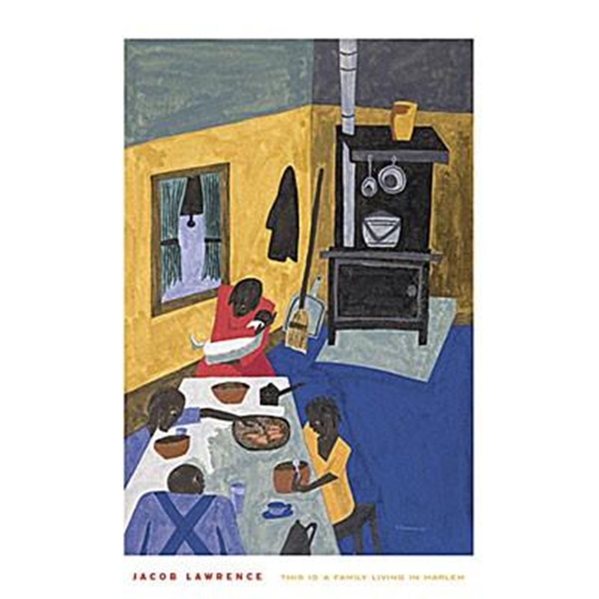 Jacob Lawrence : This is a Family Living in Harlem