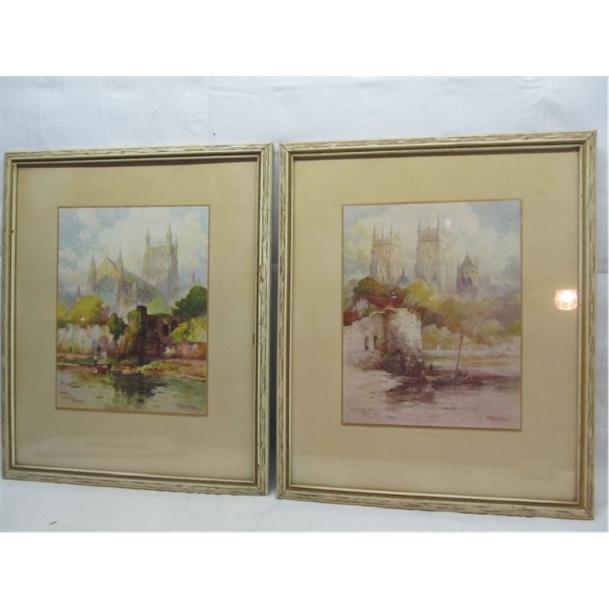 Pair of F. Robson framed prints