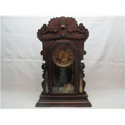 Waterbury Clock Co. gingerbread clock.