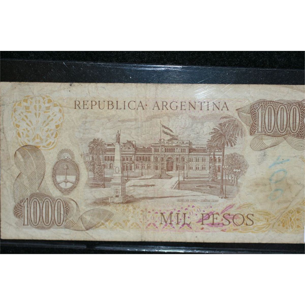 Banco Central de la Republica Argentina 1000 Mil Pesos Foreign Bank Note