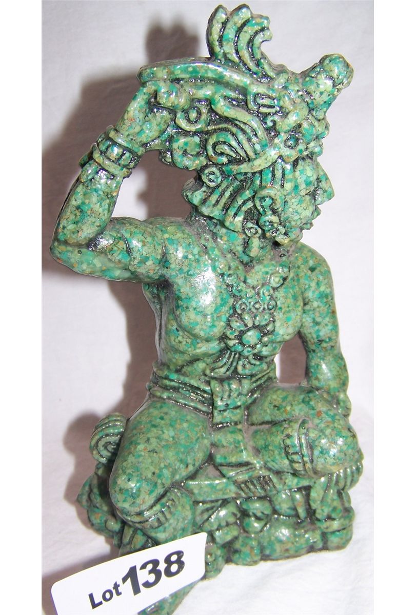 Vintage Statue of Inca Warrior.