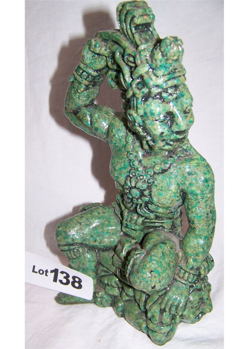 Vintage Statue of Inca Warrior.