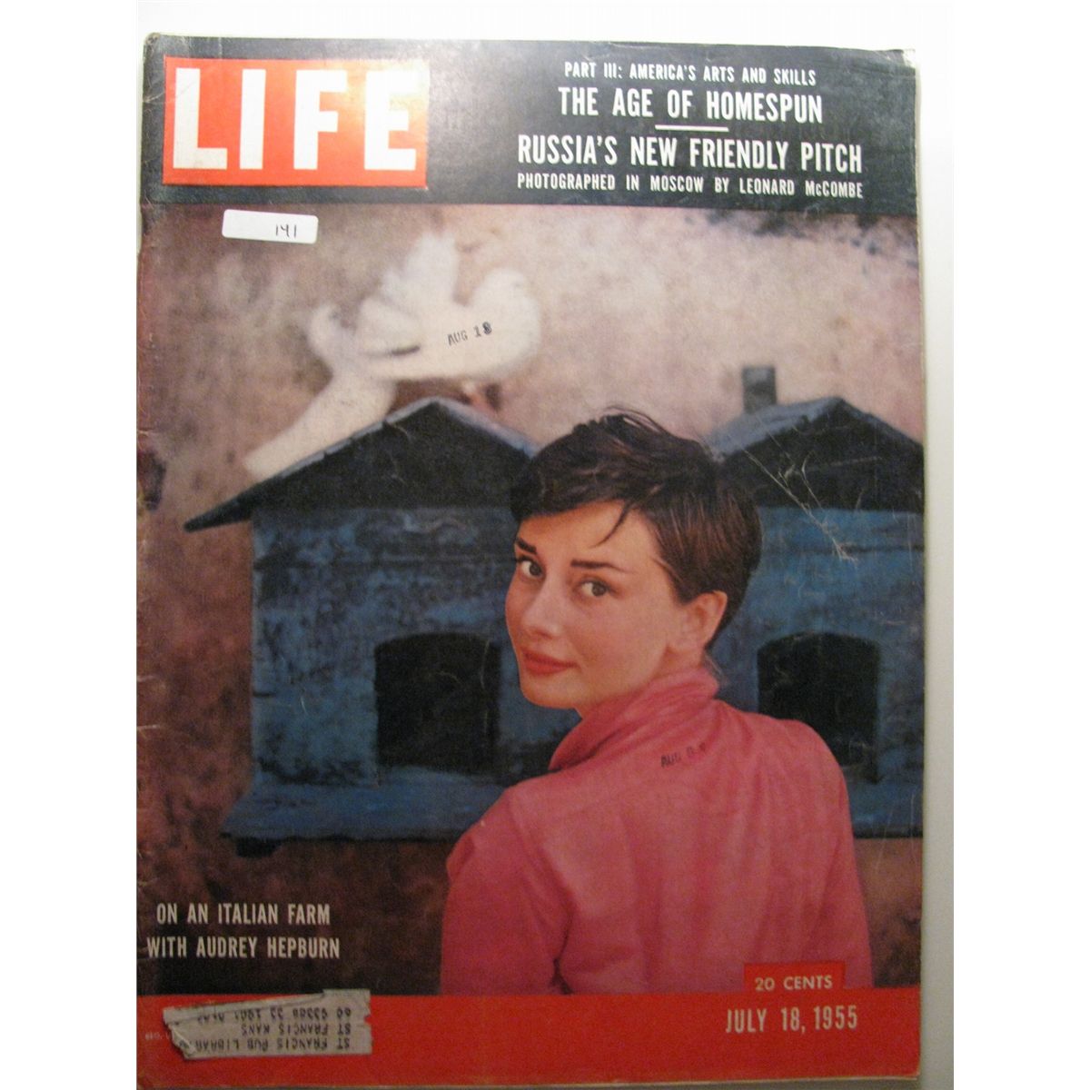 July 1955 Life Magazine; Audrey Hepburn