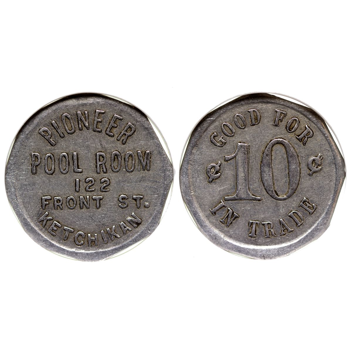 AK - Ketchikan,c1946 - Pioneer Pool Room Token