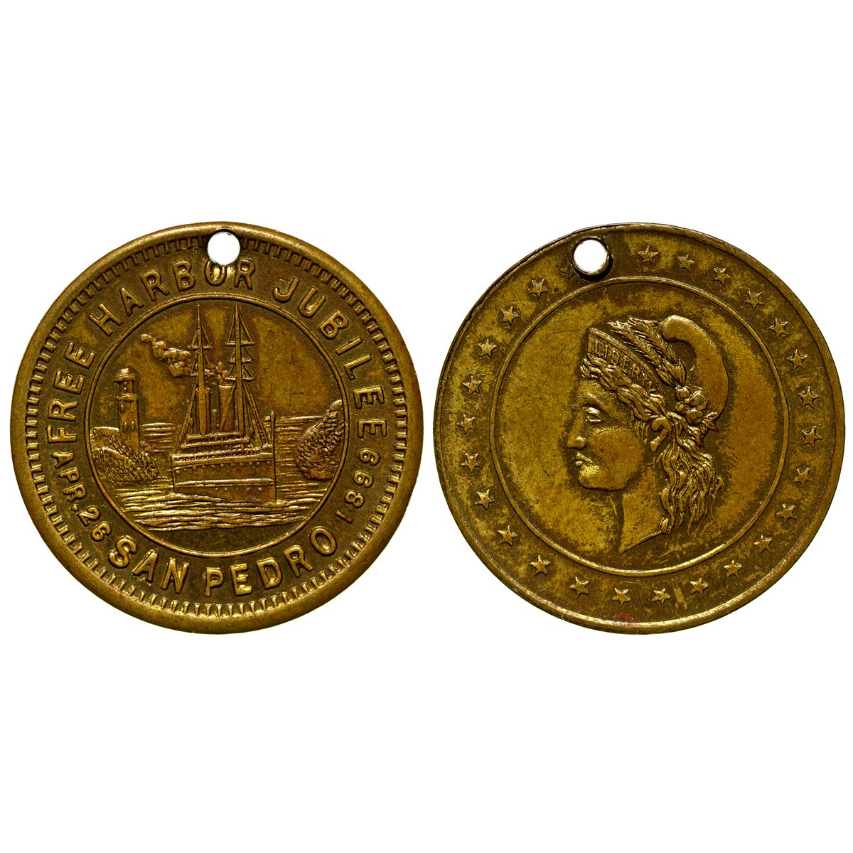 CA - San Pedro,Los Angeles County - 1899 - Southern California Token