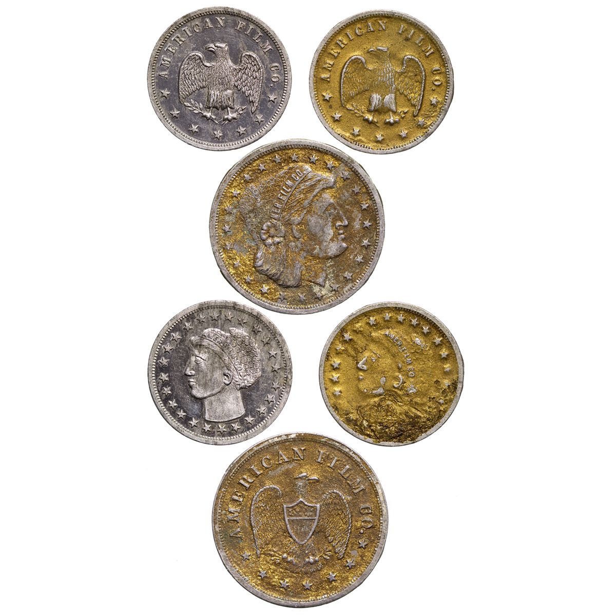 CA - Santa Barbara,c1915 - American Film Company Tokens